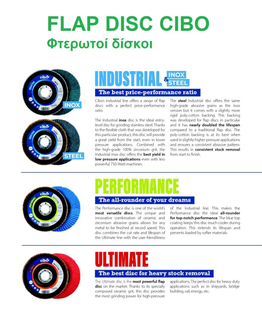 FLAP DISC CIBO new - S+A FORMULA - Panagiotis Spanoudis