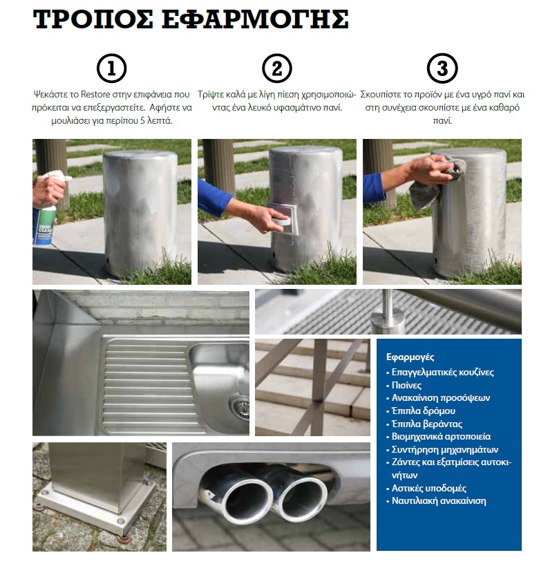 ΣΕΤ -ΚΑΘΑΡΙΣΤΙΚΟ ΣΥΝΤΗΡΗΣΗΣ RESTORE 500ml Cibo - S+A FORMULA ...